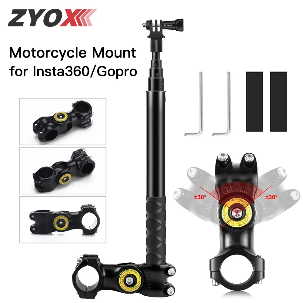 Motorcycle-Handlebar-Bracket-for-Insta360-X4-X3-Action-Camera-Holder ...