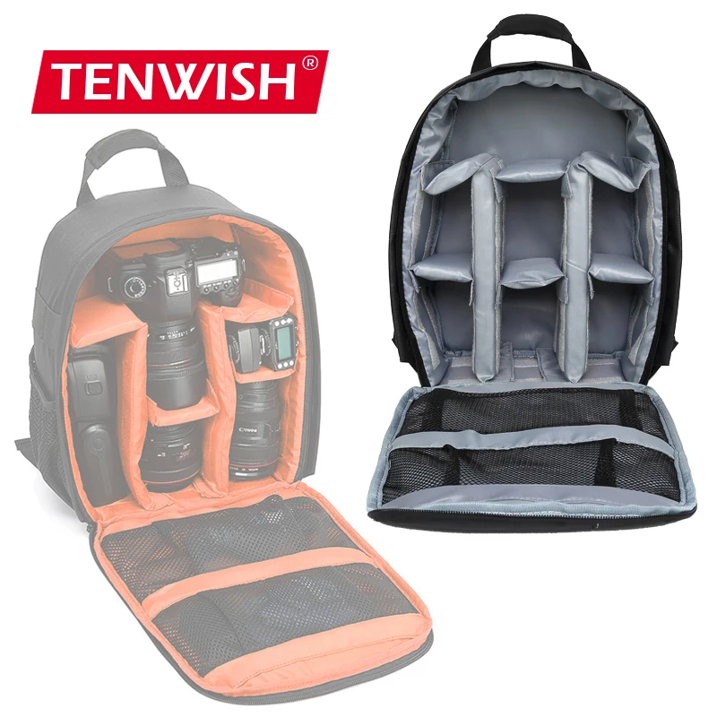 DSLR-Camera-Backpack-Waterproof-Padded-Dividers-Shockproof-Shoulder-Bag ...