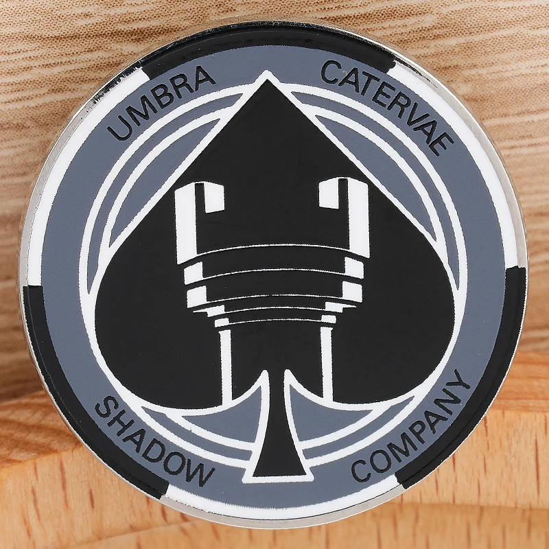 Call-Of-Duty-Spade-Shadow-Company-Umbra-Catervae-Enamel-Pin-Brooches ...