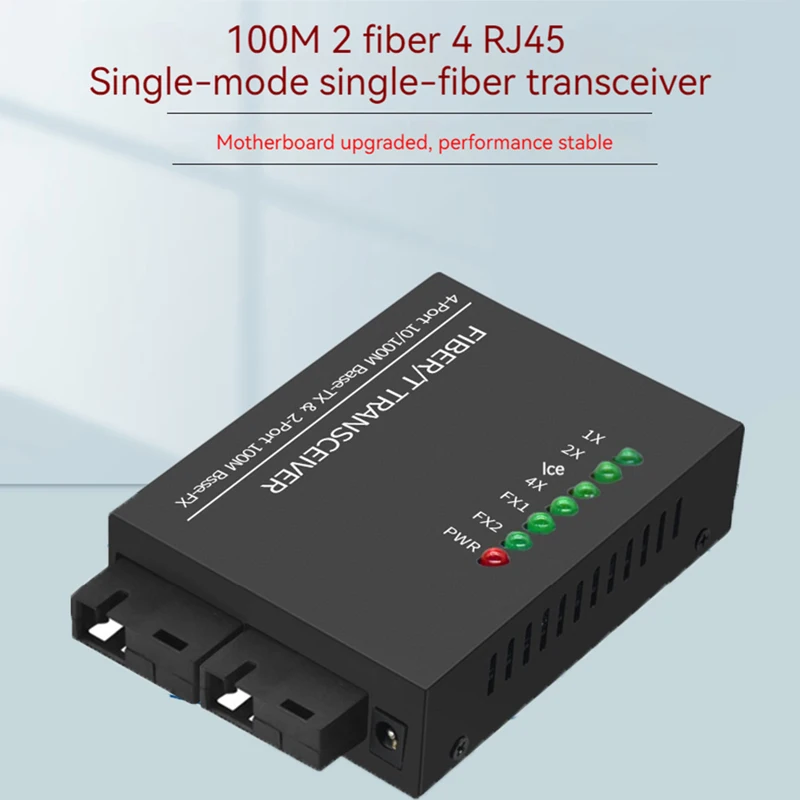 100M-Fiber-Optic-Media-Converter-Multi-optical-And-Multi-electric-Fiber ...
