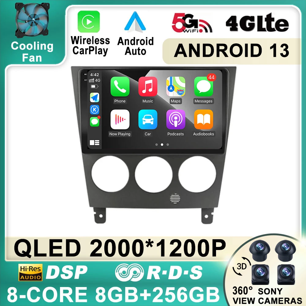 Android 12 Car Radio Multimedia Video Player Navigation Gps 4g Carplay ...