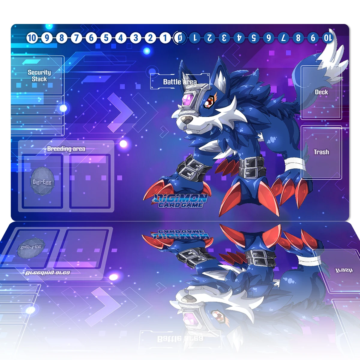 Digimon Playmat Loogamon DTCG CCG Mat Board Game Trading Card Game Mat ...