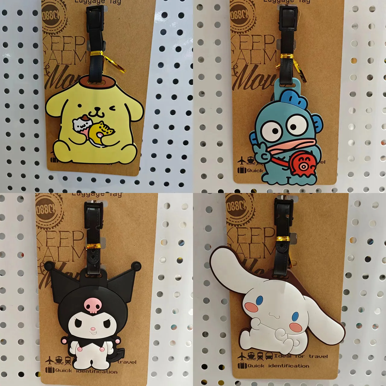 Travel-Accessories-Luggage-Tag-Sanrio-Cartoon-Pom-Pom-Purin-cinnamoroll ...