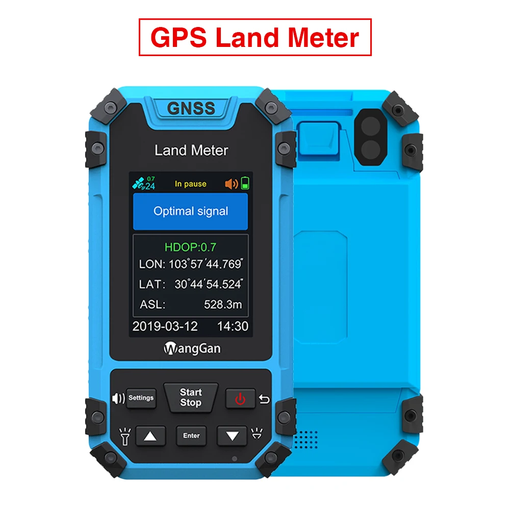 Handheld GPS Plough Land Meter WangGan GPS Land Surveying Machine Professional GNSS receiver ...