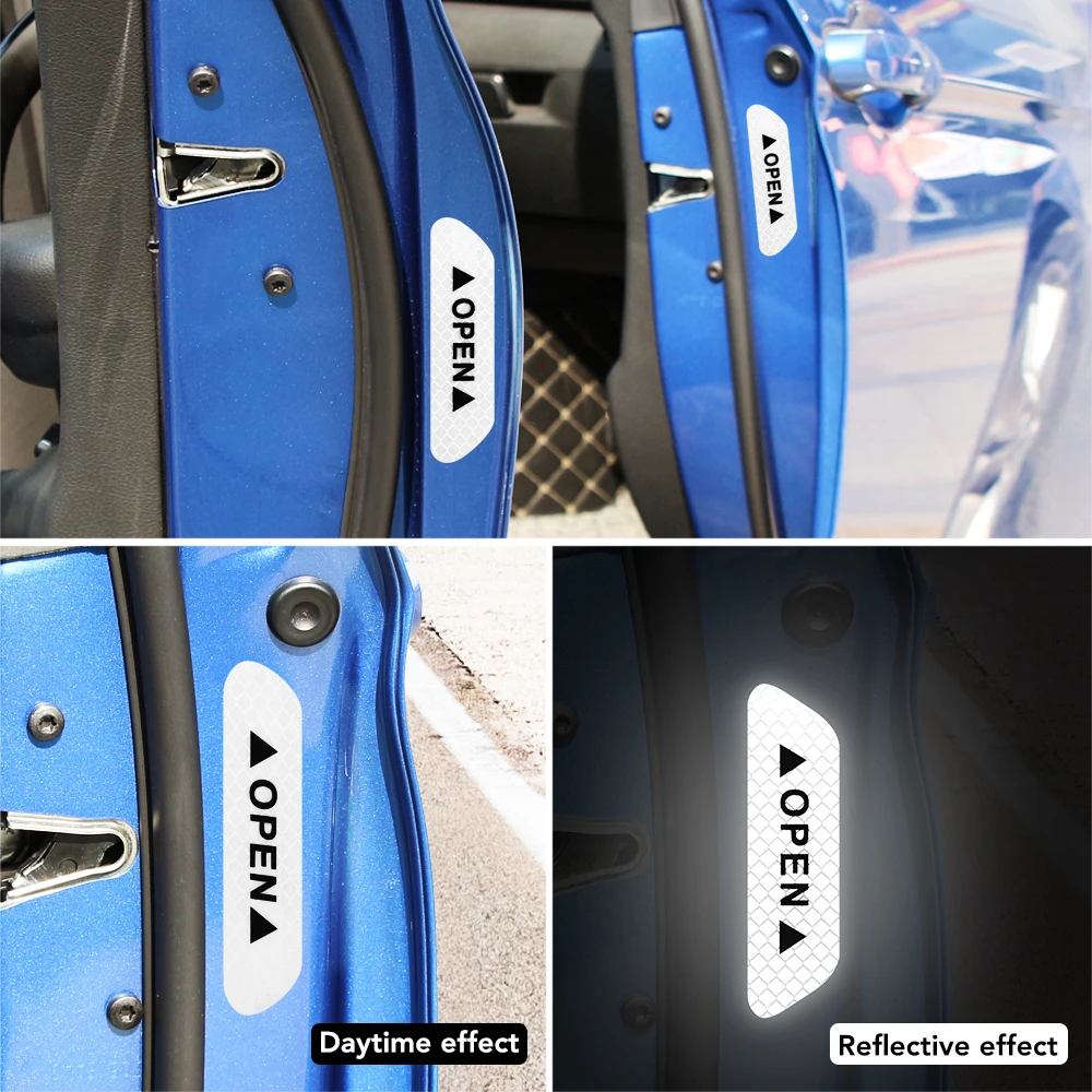 Reflective Car Sticker Safety Open Warning Reflector Decal for CITROEN ...