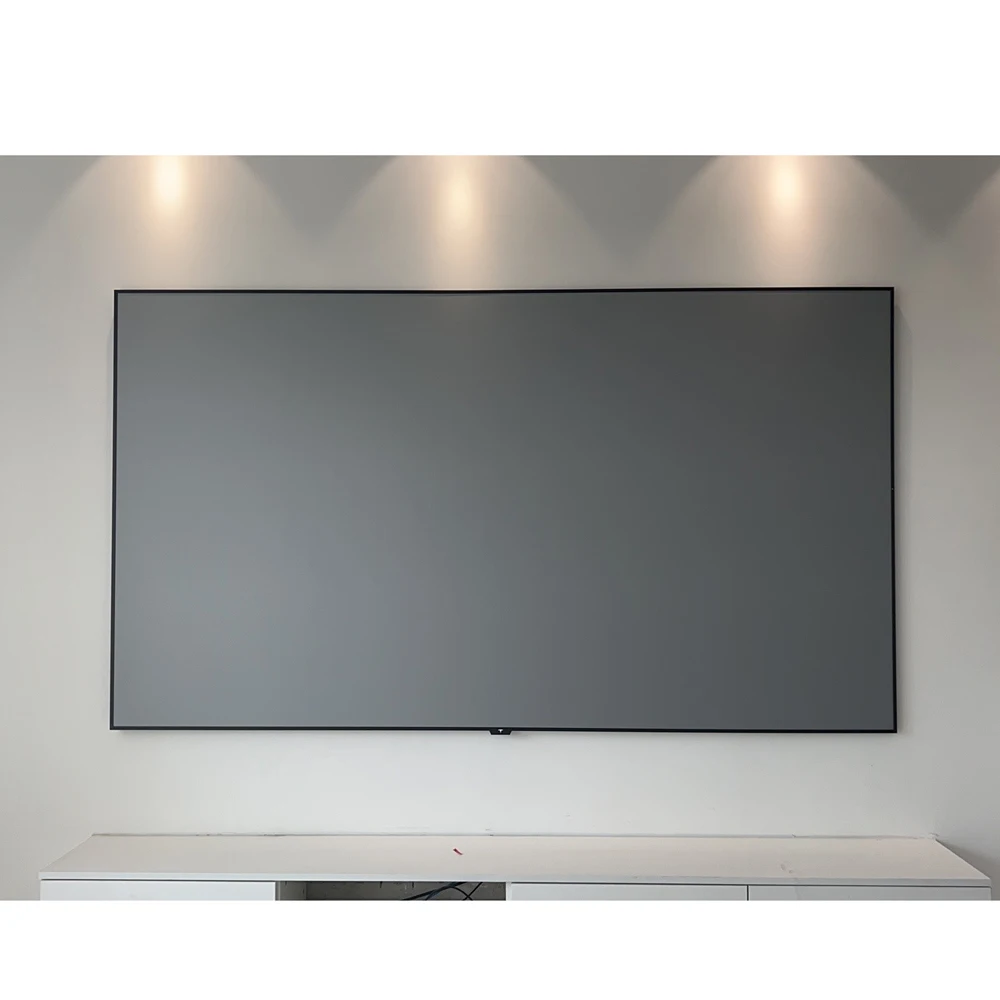 Perfect-projector-screen-light-proof-100-inch-fixed-frame-display-4k ...