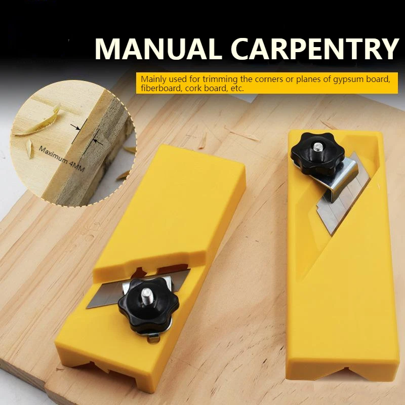 3PCS-Manual-Woodworking-Planer-Gypsum-Board-Chamfering-Device-Right ...