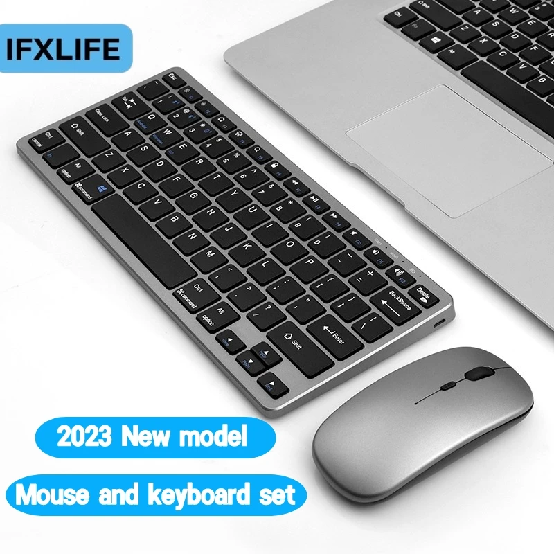Ifxlife Wireless Bluetooth5.0&2.4g Mouse And Keyboard Suite Combination ...