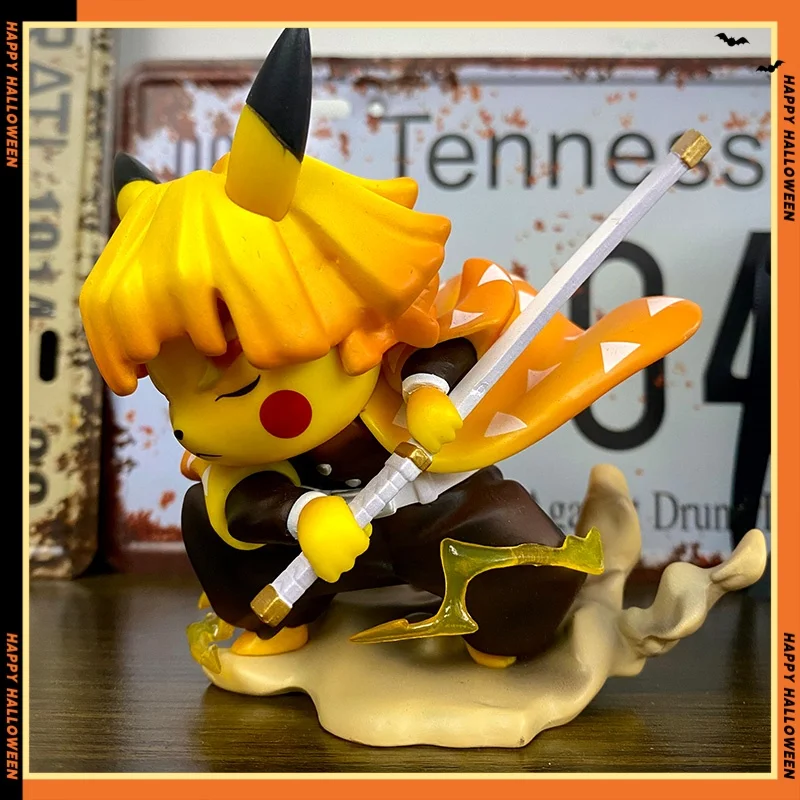Demon-Slayer-Kimetsu-no-Yaiba-Anime-figura-de-acci-n-Agatsuma-Zenitsu ...