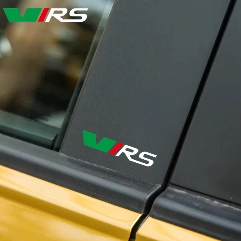 4Pcs Car Sticker Decal For Skoda VRS Octavia FABIA KAMIQ KAROQ KODIAQ ...