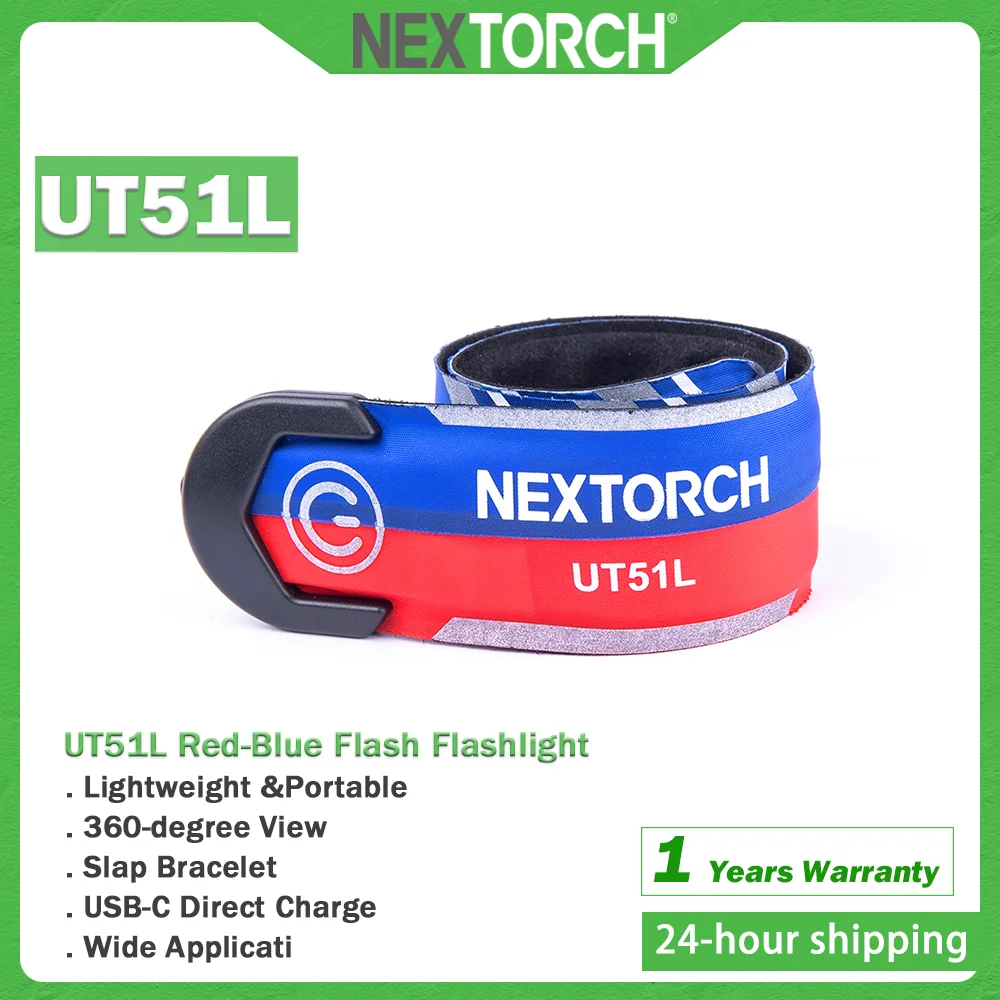 NEXTORCH-longer-UT51L-warning-light-red-and-blue-flashing-bracelet-usbc ...