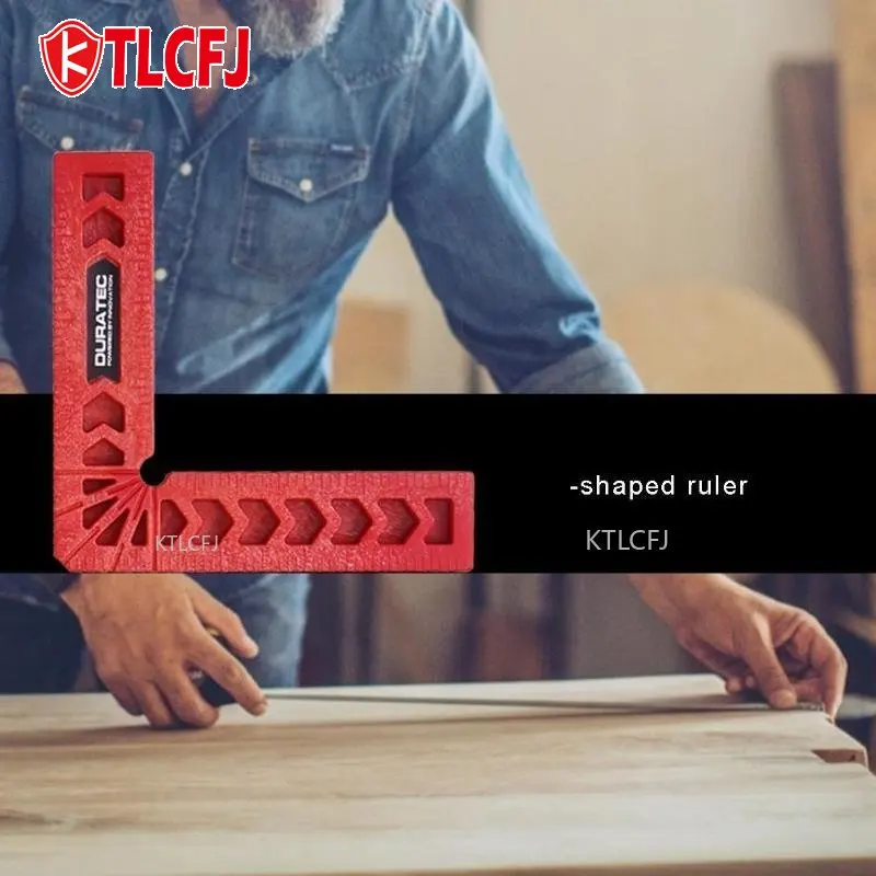 KTLCFJ 90 ° 45 ° L type Holder Carpenter's Angle DURATEC Right angle Locating Ruler Ruler ...