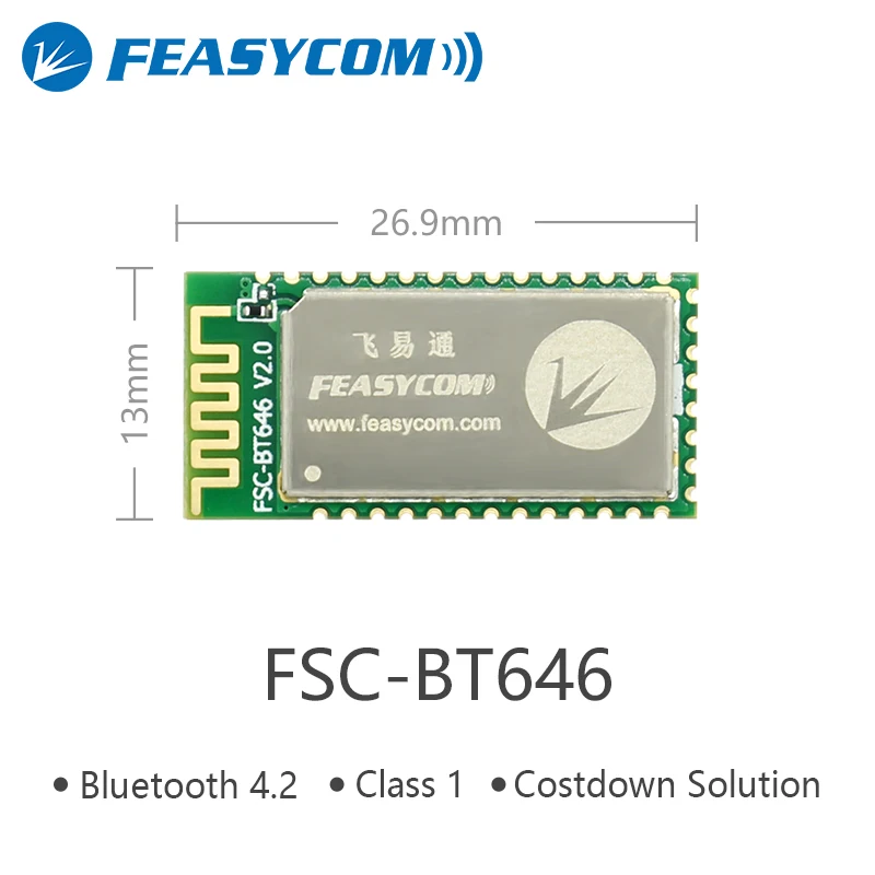 FEASYCOM Wireless Module Bluetooth BLE 4.2 Module Bluit in Antenna IoT Kit Bluetooth Receive ...