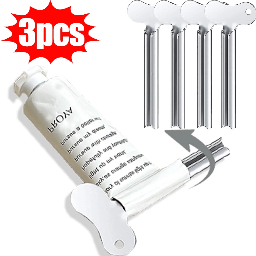 Metal-Toothpaste-Squeezer-Stainless-Steel-Tube-Squeezer-Roller-Set-Hair ...