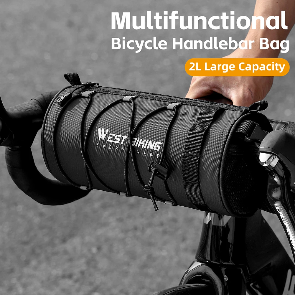 2L-Bicycle-Handlebar-Bag-with-Side-Mesh-Pocket-Cycling-Frame-Tube-Bag ...