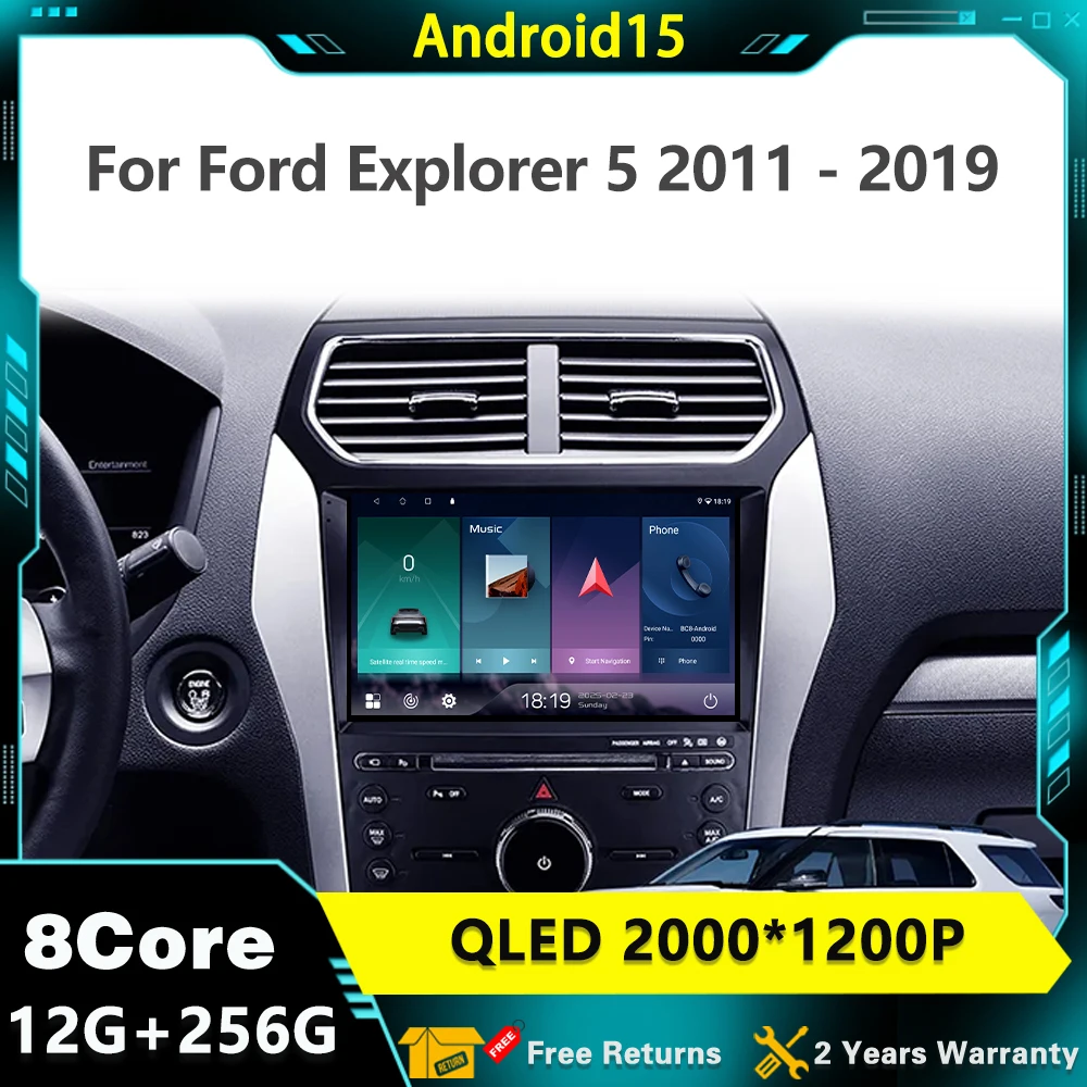 Carplay Android 15 para ford explorer 5 2011 - 2019 para reproductor ...