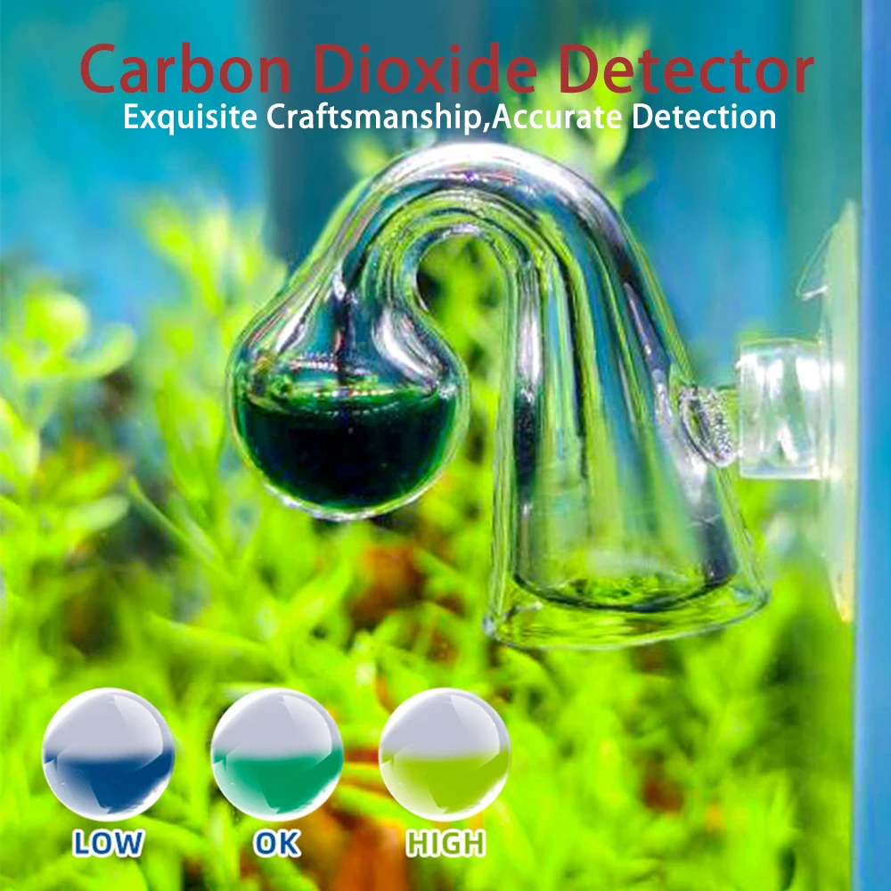 Aquatic-Fish-Tank-Glass-Carbon-Dioxide-Monitor-Aquarium-DIY-Carbon ...