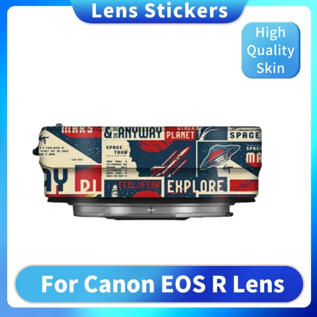 Generic Stylized Decal Skin For Adapter Mount Ring Ef-Eos R Rf Vinyl ...