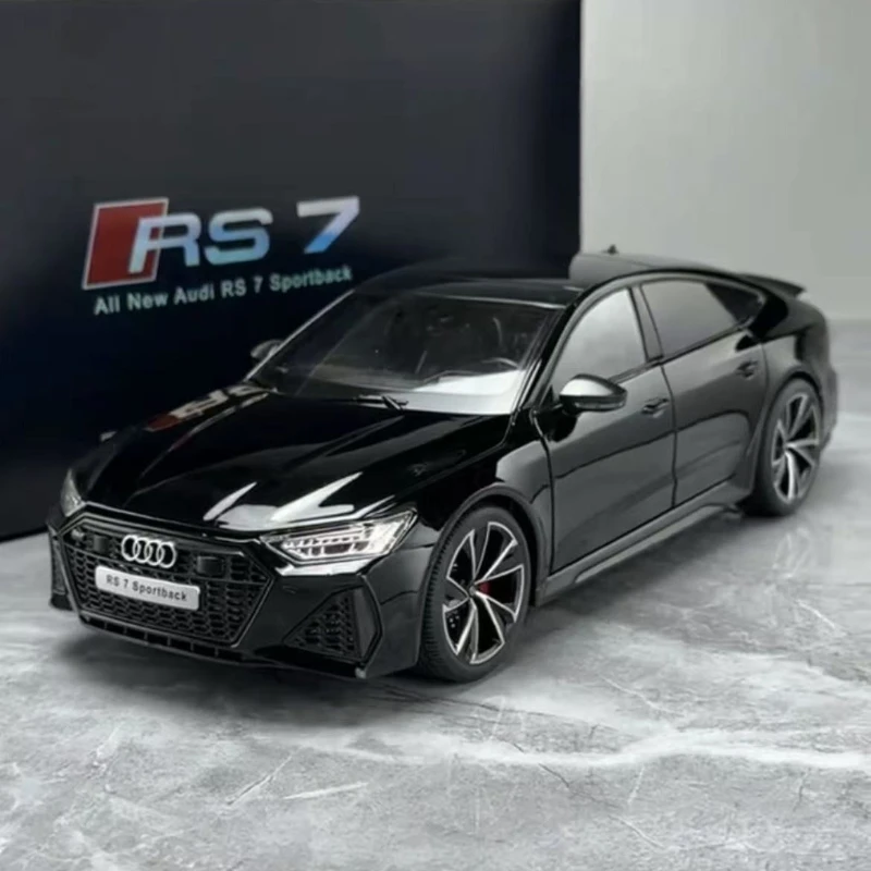 1: 18 RS7 Sport Remote Key Edition Super Run Som e Luz Modelo de Liga ...
