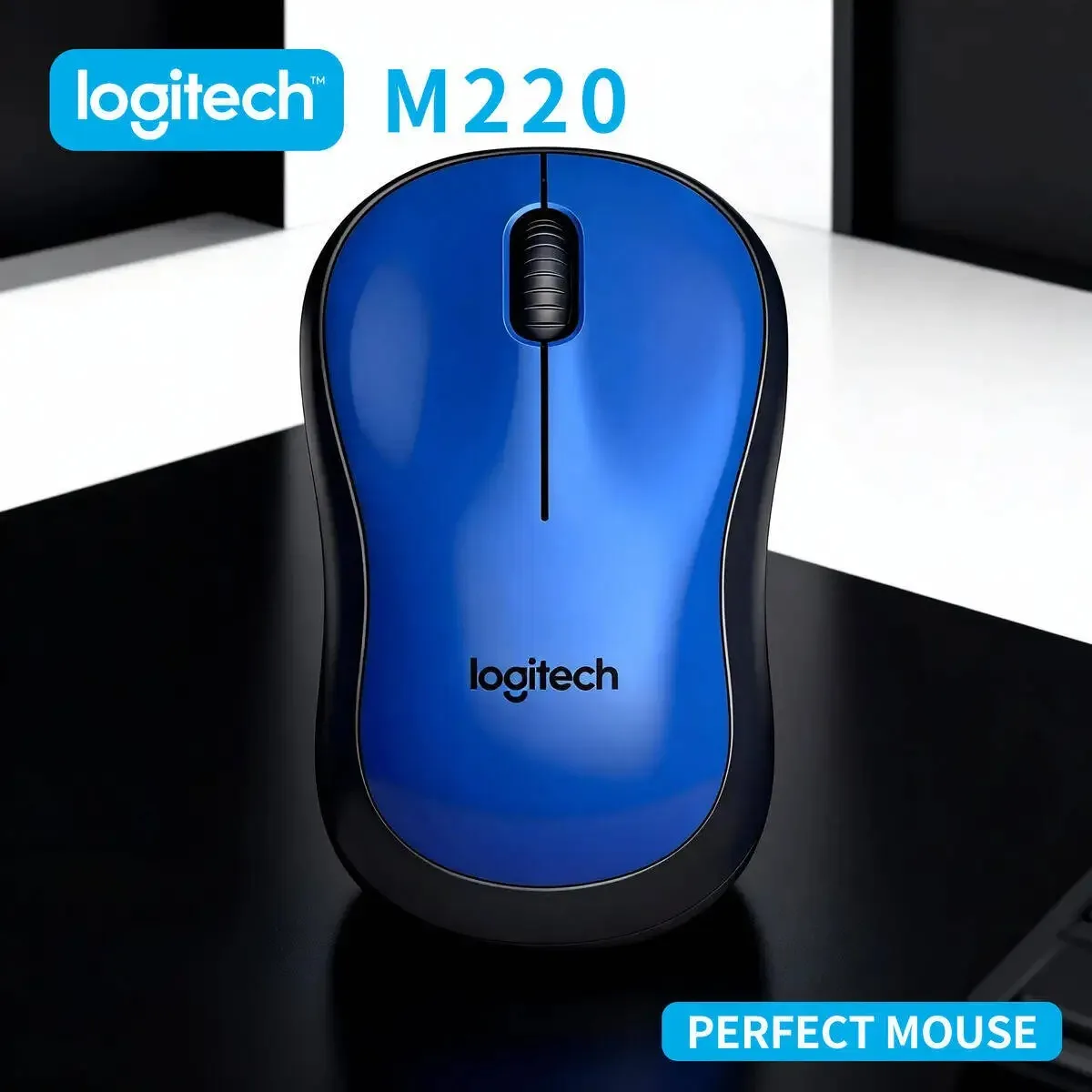 Logitech M220 Wireless Mouse – SilentTouch Technology (90% Quieter ...