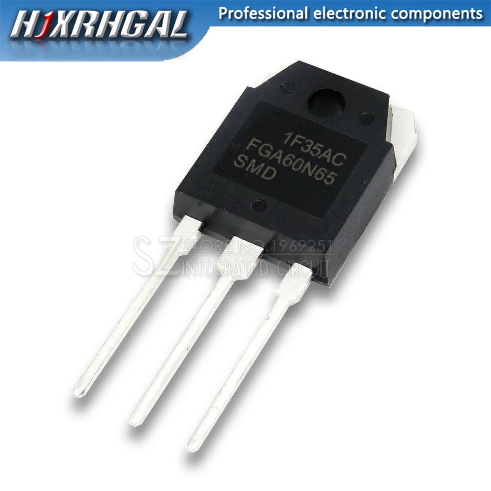 10pcs Fgh60n60smd Fgh60n60 60n60 Igbt 600v 120a 378w To-247 New And ...