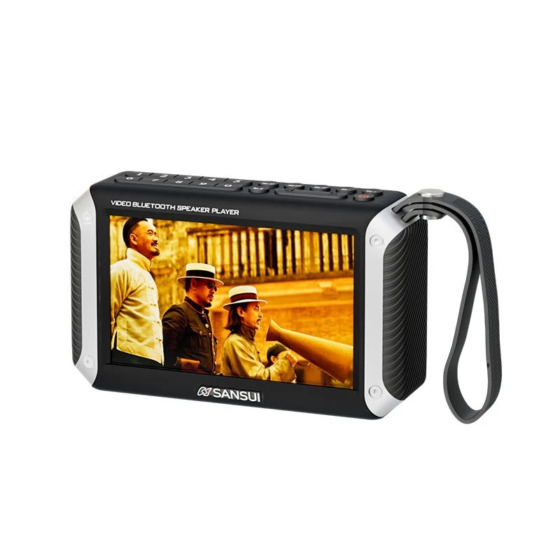 SANSUI-F53-Wireless-Bluetooth-Speaker-4-3-inch-LED-Display-Radio ...