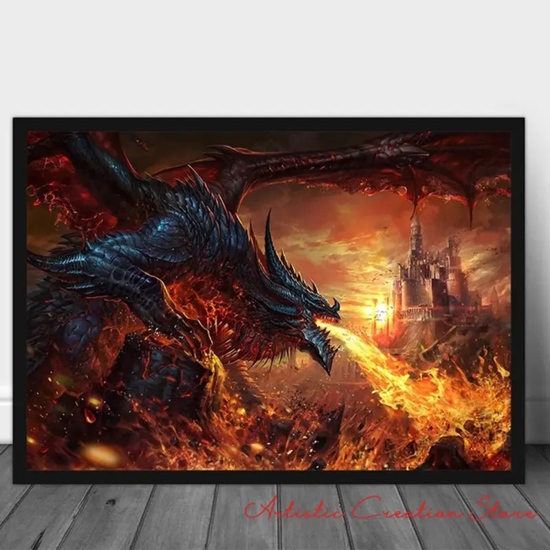 Phoenix Dragon Paintings