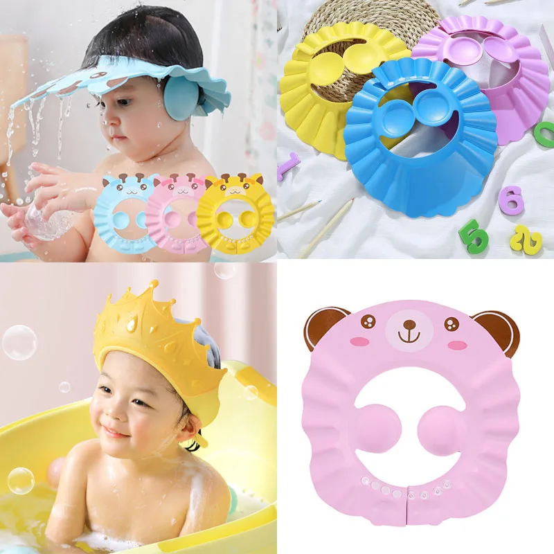 Safe-Shampoo-Shower-Bathing-Bath-Protect-Soft-Cap-Hat-For-Baby-Wash ...