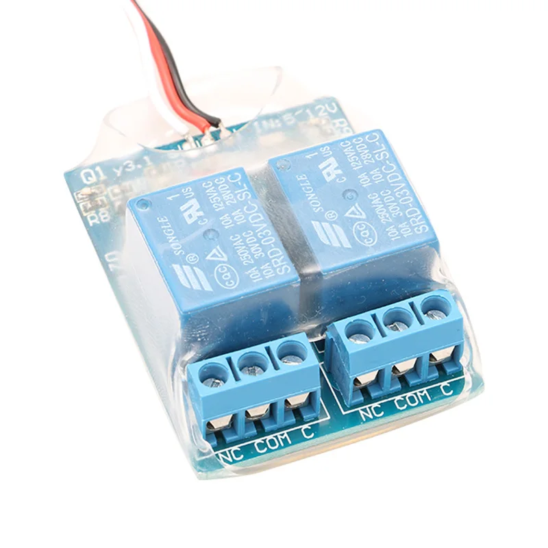 5-12V 10A Dual Channel RC Industrial Grade PWM Relay Switch Solderless ...