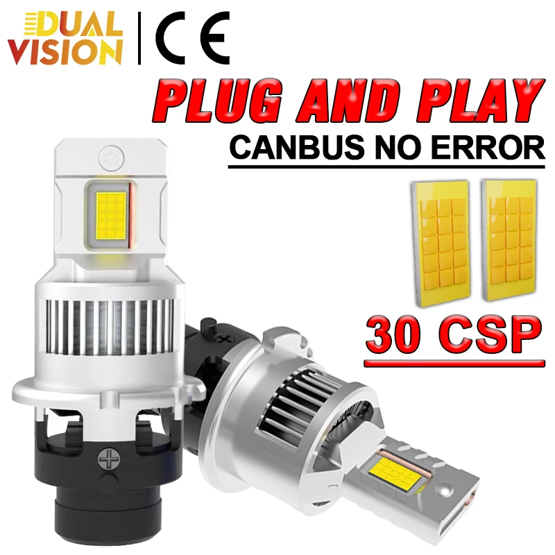 Dualvision-D2S-D4S-Led-Car-Headlight-Bulb-D2R-D4R-LED-Car-Light-High ...