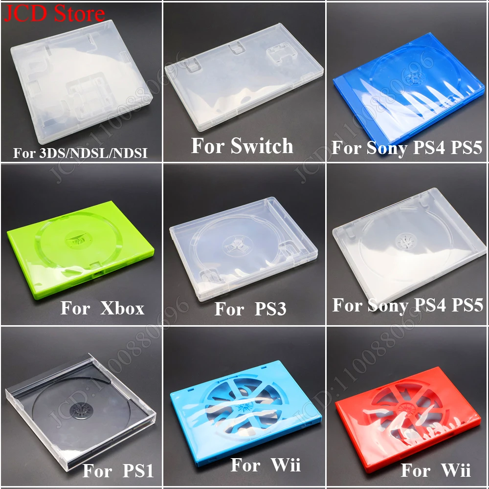 CD DVD Discs Storage Protective Box For PS3 PS4 PS5 Switch PS1 Wii Xbox ...