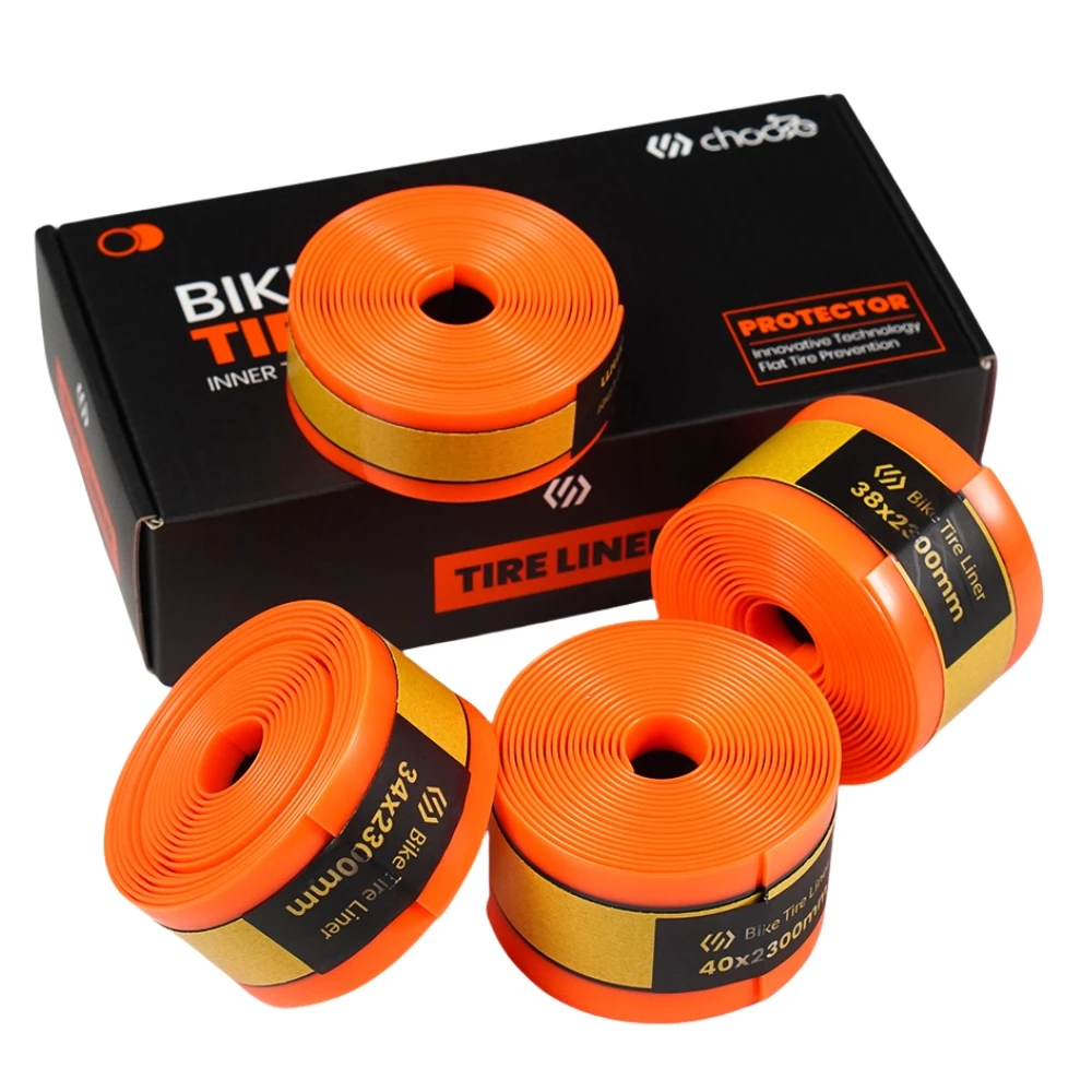 Chooee Bicycle Inner Tube Pads, Stickable Bike Tire Liner, TPU Anti ...