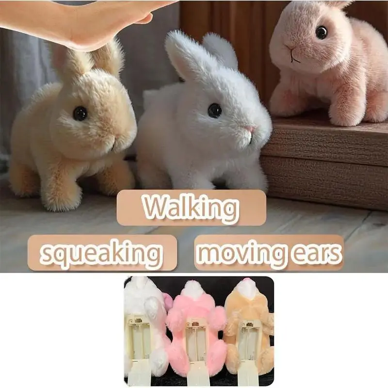 Interactive plush bunny “BunnyMagic” – Realistic, cuddly toy with ...
