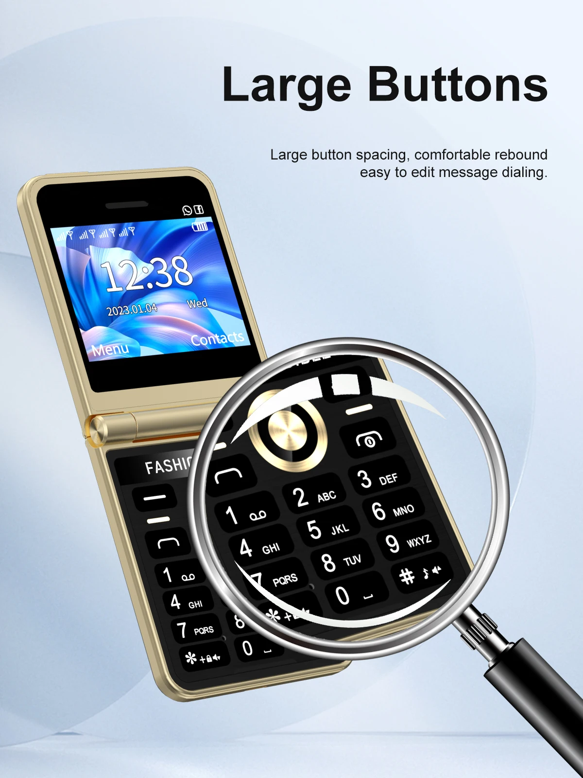 Розкладний телефон SERVO P20 4 SIM англійська мова (ID#1949024158 ...