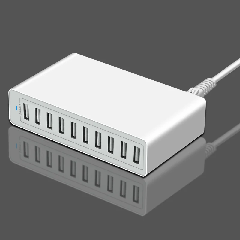 65W 10 Ports Multi Usb Fast Charger Type C,QC 3.0 PD 20W Adapter,For ...