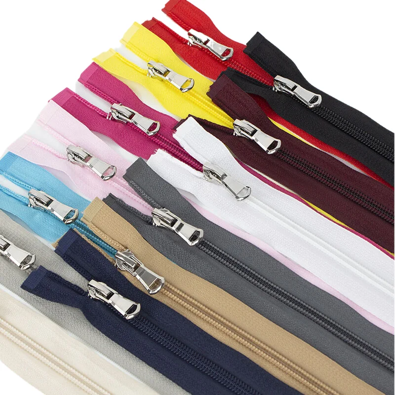 40-80cm-15-31-inch-Nylon-Open-End-Zip-Zipper-5-For-Apparel-Outerwear ...