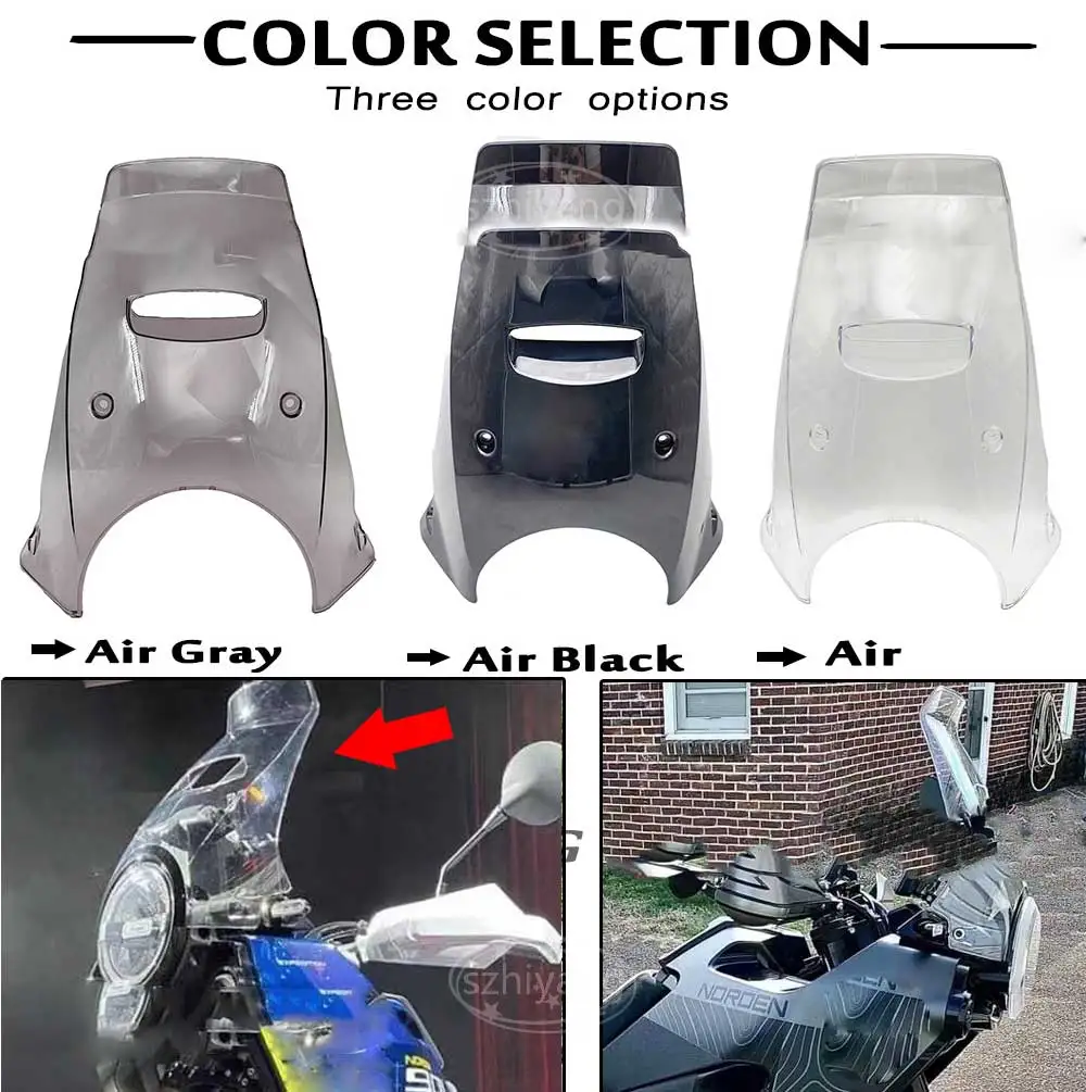 Motorcycle Windshield Covers Screen Windscreen Spoiler Motorbikes ...