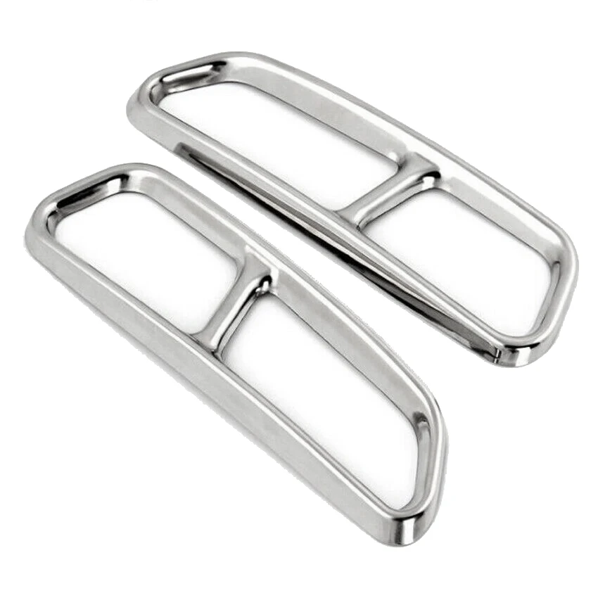 2Pcs-Chrome-Car-Exhaust-Tail-Pipes-Decoration-Frame-Tail-Throat-Pipe ...