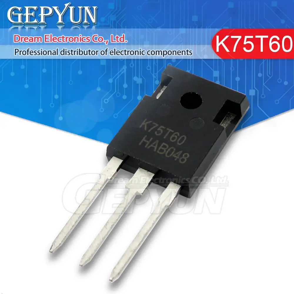 5PCS IKW75N60T IKW50N60T TO-247 IKW75N60 K75T60 75A 600V K50T60 IGBT ...