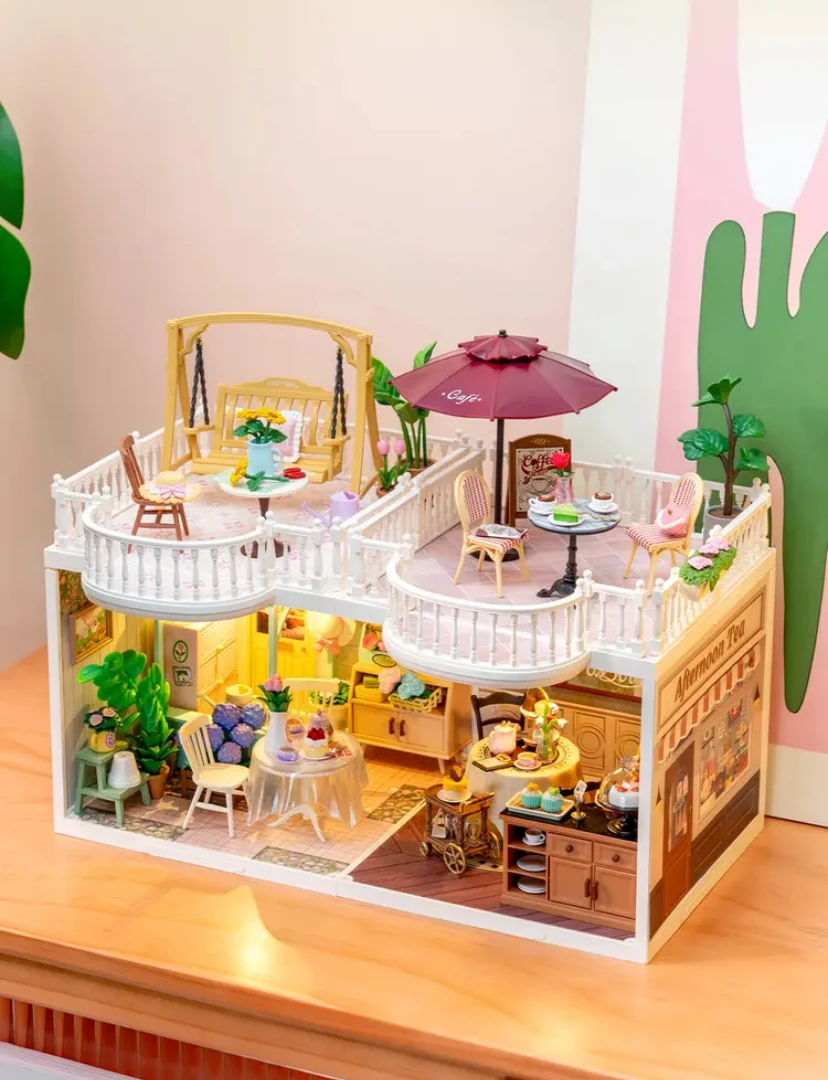 Super World Terrace Roof MINI Series Puzzle DIY Hut Building Block ...