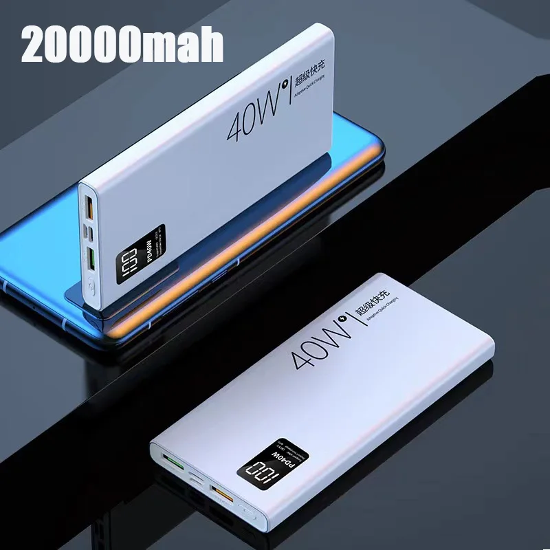 Portable-20000mah-Power-Bank-PD40W-Powerbank-Two-way-Fast-Charging ...