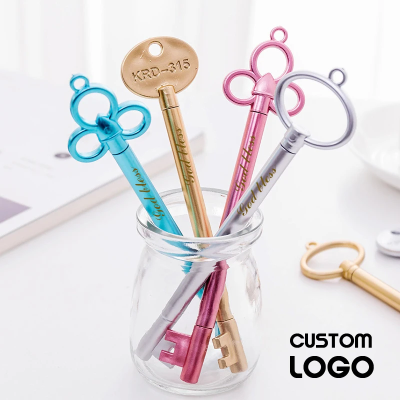 10Pcs-Set-Customized-LOGO-Pen-Retro-Key-Styling-Personalized-Custom ...