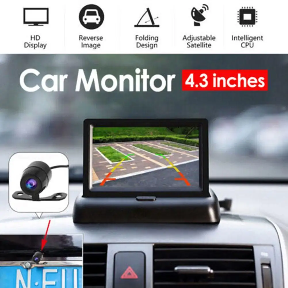4.3 inch TFT LCD Screen for Vehicle Screen Car Monitor Rearview Reverse ...