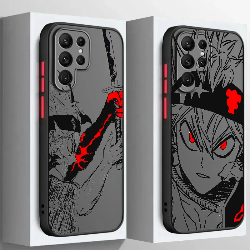 Black-Clover-Popular-Anime-Frosted-Translucent-For-Samsung-Note-20-A35 ...