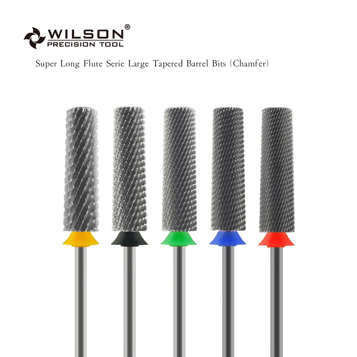 WILSON-Super-Long-Flute-Serie-Large-Tapered-Barrel-Nail-drill-bits ...