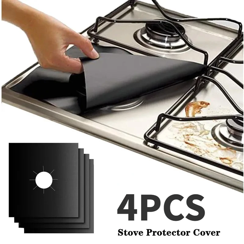 Stove Protector Covers Liner Reusable Clean Mat Pad Gas Cooker Cover ...