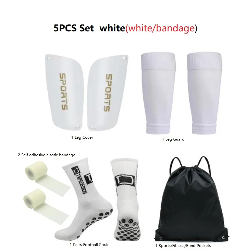 5PCS-Set-Football-Bag-Soccer-Socks-Teenagers-Men-Sport-Grip-Socks ...