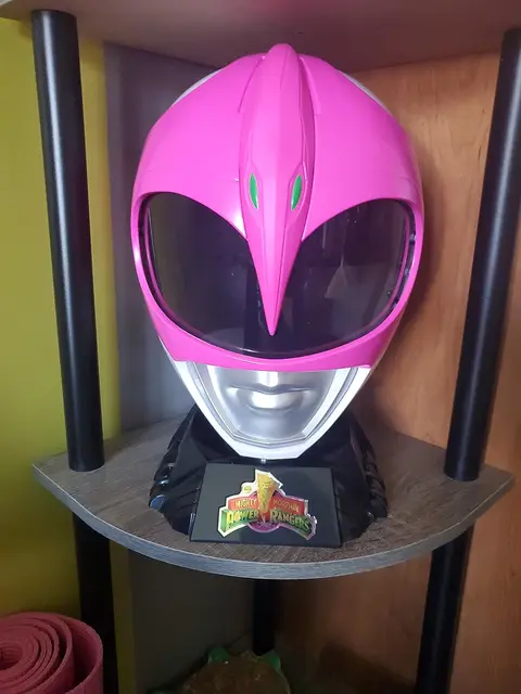 Pink Power Ranger Motorcycle Helmet