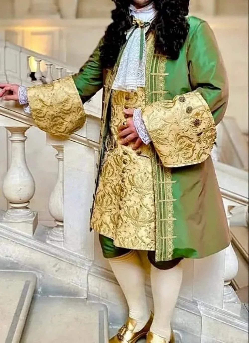1700s Men's Rococo Baroque Uniform Suit French Court Nobleman Costume ...