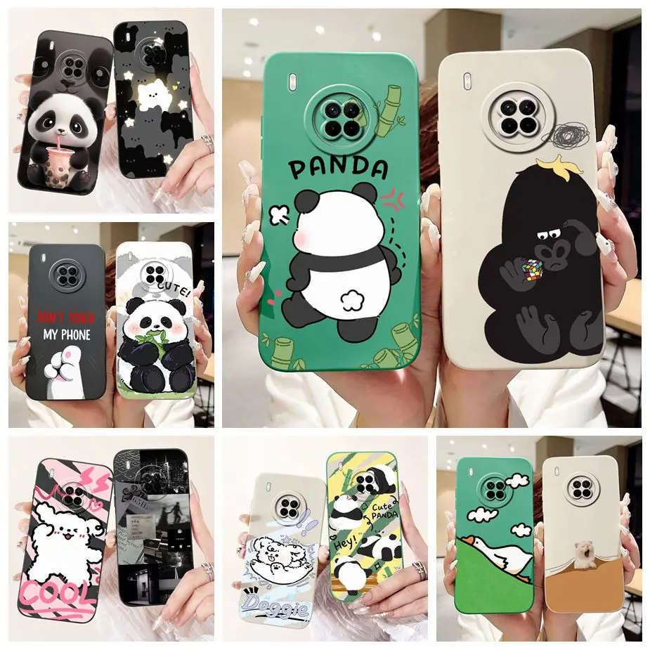 For-Huawei-Y9a-Case-NovaY9a-Cute-Fashion-Cartoon-Cover-Shockproof-Phone ...